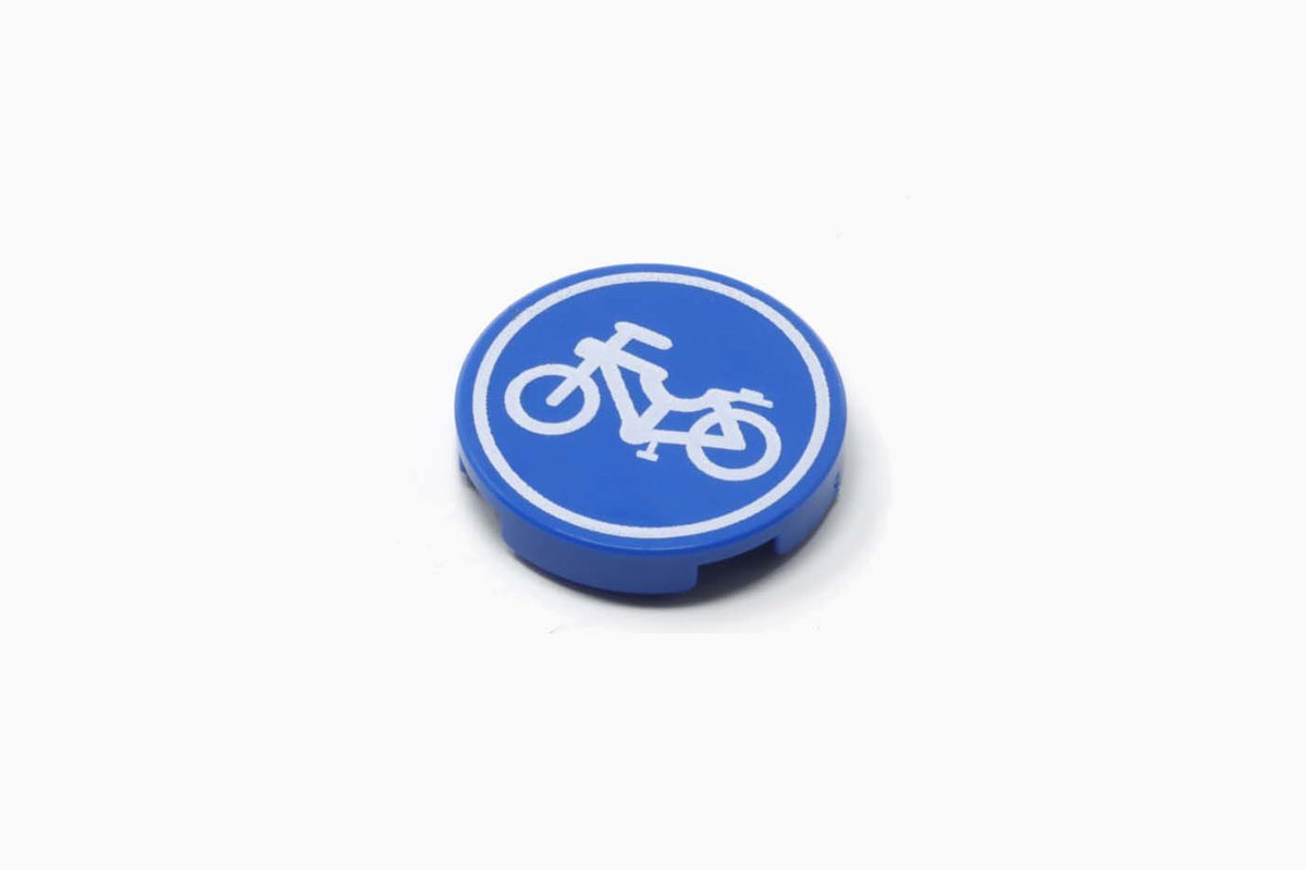 Bicycle Road Sign - Round – Brickrock Press